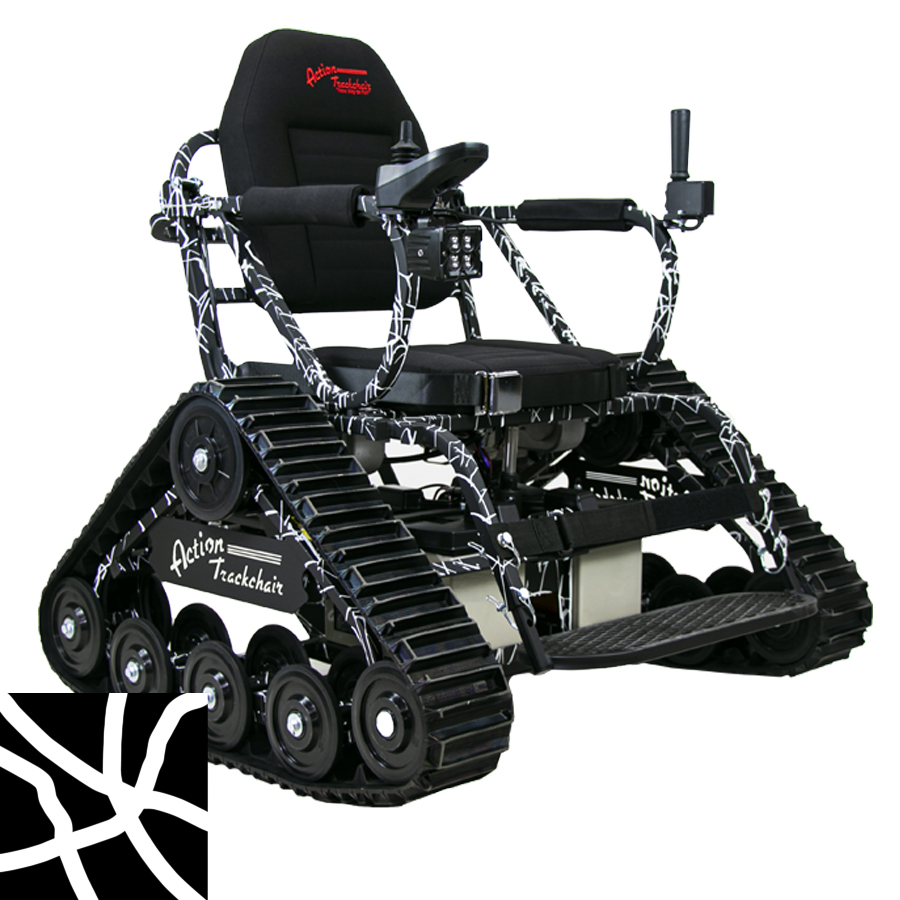 Matte Black w/ White Splash